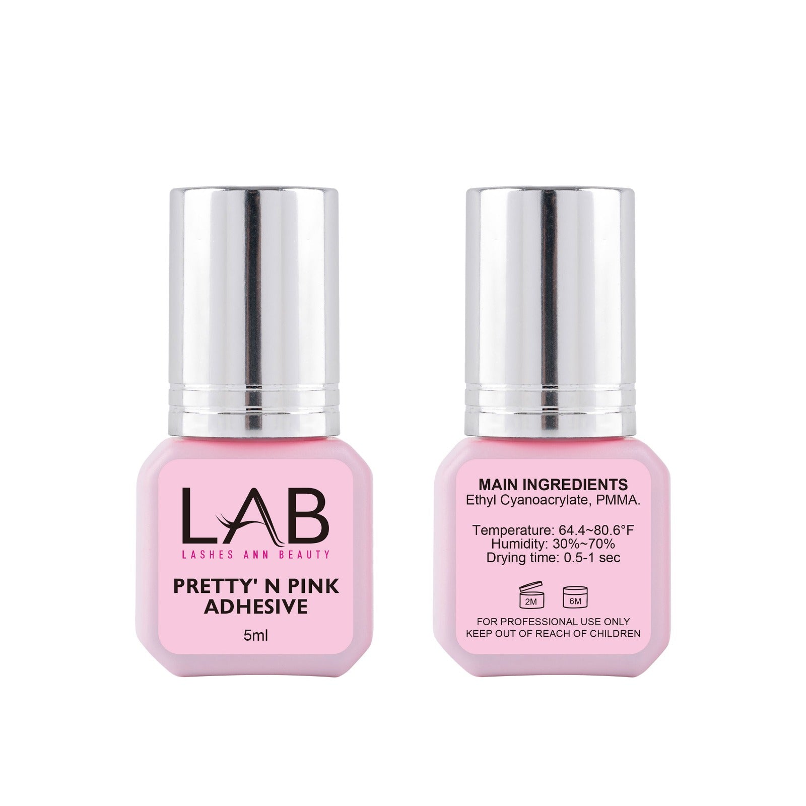 PRETTY N PINK ADHESIVE .5 SEC – LASHESANNBEAUTY